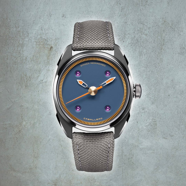 Singer Reimagined Caballero Titanium Avio Blue SR702-3 (Pre-order ...