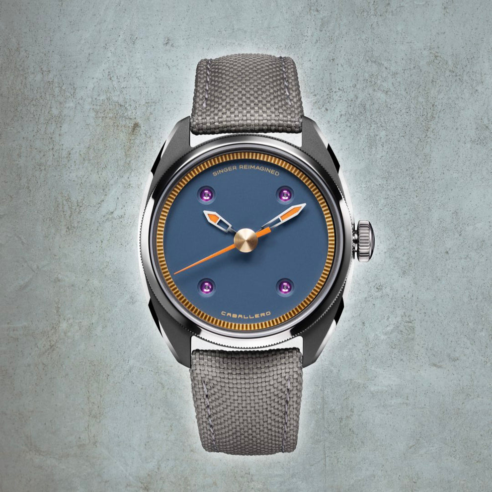 Singer Reimagined Caballero Titanium Avio Blue SR702-3 (Pre-order ...